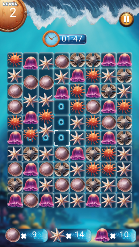 Aqua Fish Tile Match - HTML5 Construct3 Game by Game-Vista-Studio | CodeCanyon